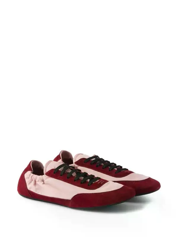 Prada Re-nylon And Suede Sneakers