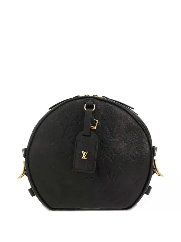 LOUIS VUITTON Boîte Chapeau Empreinte-monogram Crossbody Bag - Black