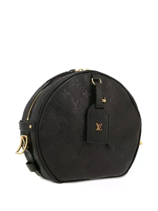 LOUIS VUITTON Boîte Chapeau Empreinte-monogram Crossbody Bag - Black