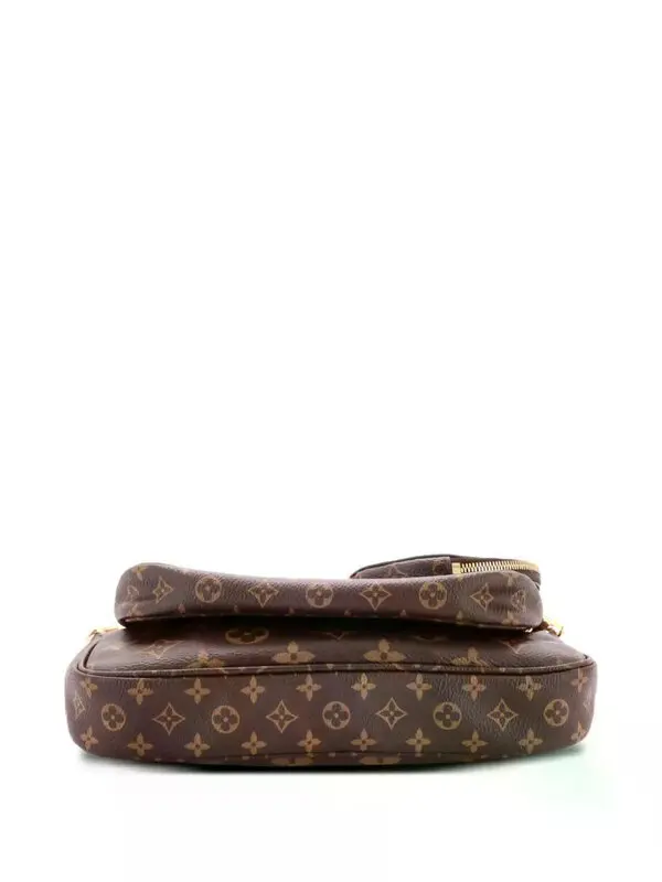 LOUIS VUITTON Multi Pochette Accessoires Monogram Canvas Crossbody Bag - Brown