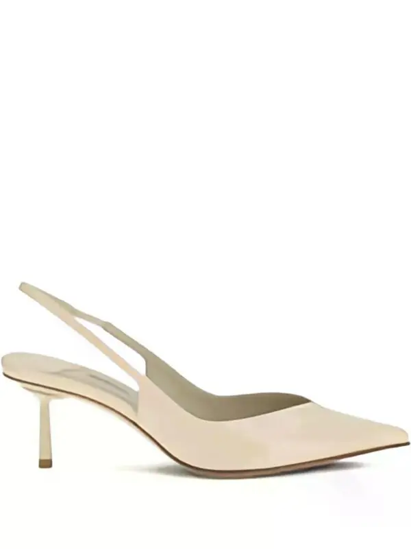 LE SILLA 60mm Vivienne Slingback Pumps - Neutrals