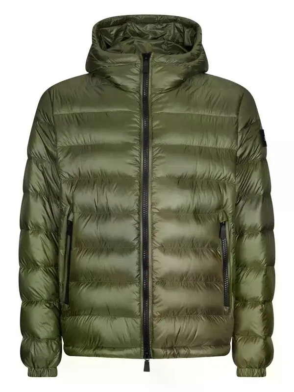 Add Quilted Hooded Down Jacket
