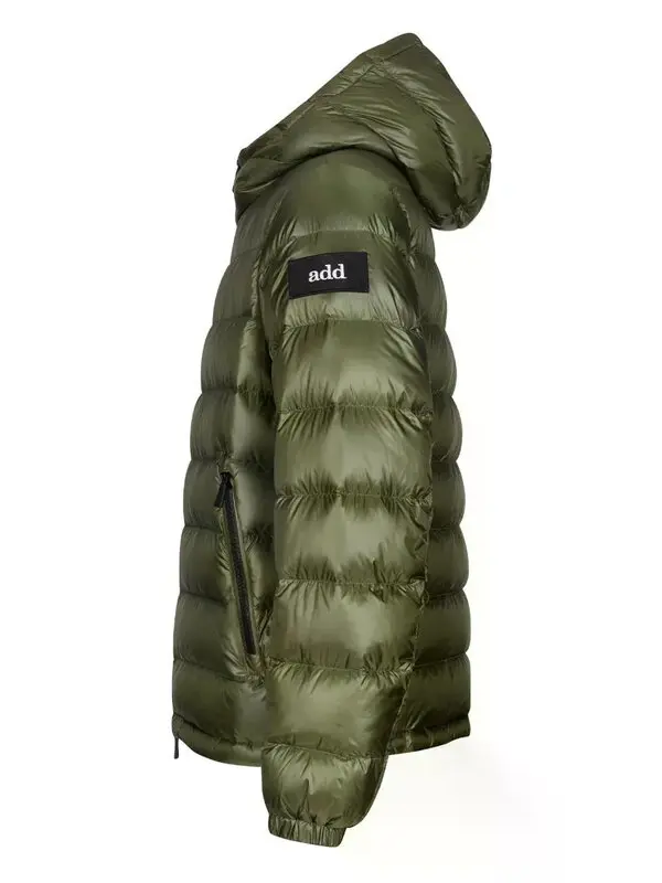 Add Quilted Hooded Down Jacket