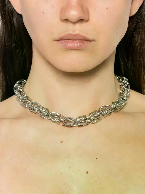 TOTEME Byzantine Collar Necklace - Silver