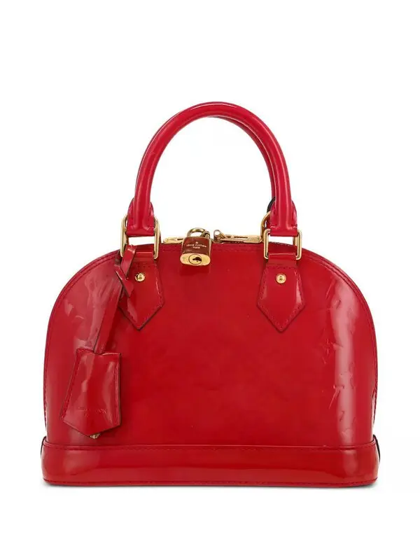 LOUIS VUITTON Alma Bb Tote Bag - Red
