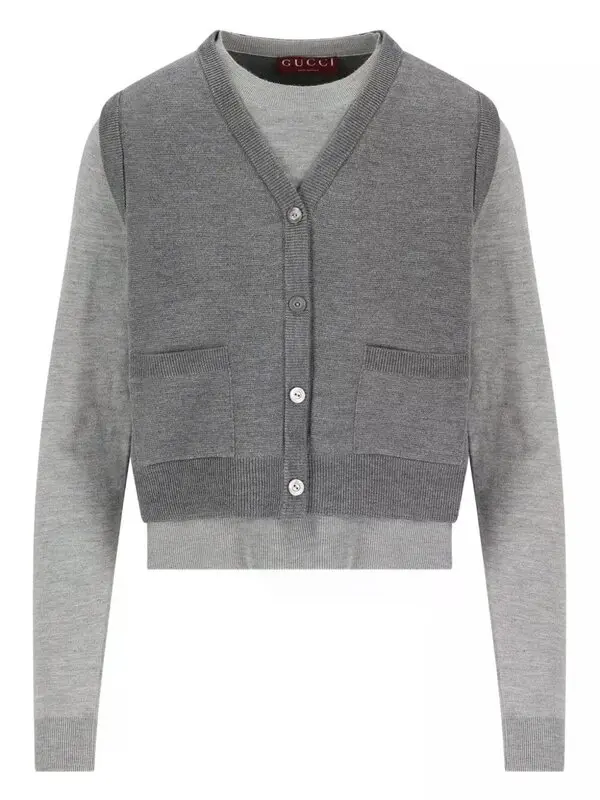 Gucci Waistcoat-effect Cardigan