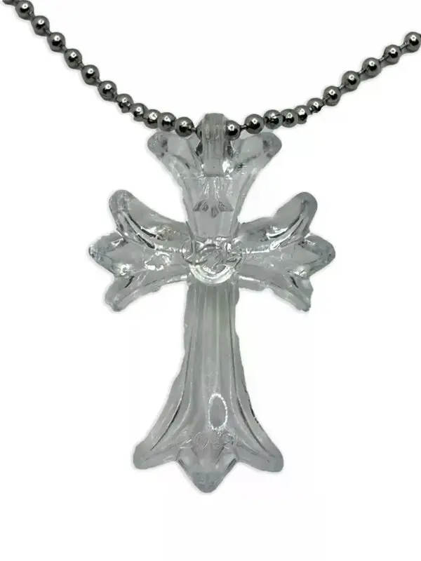 Chrome Hearts Cross Pendant Necklace - Silver