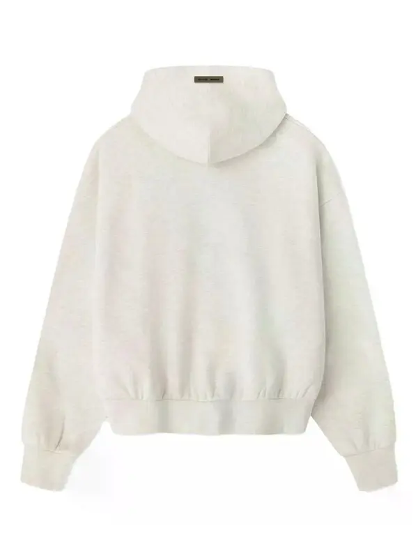 Fear Of God Embossed-logo Hoodie - Neutrals