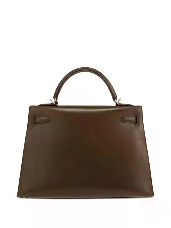 Hermès 2001 Kelly 32 Leather Tote Bag - Brown