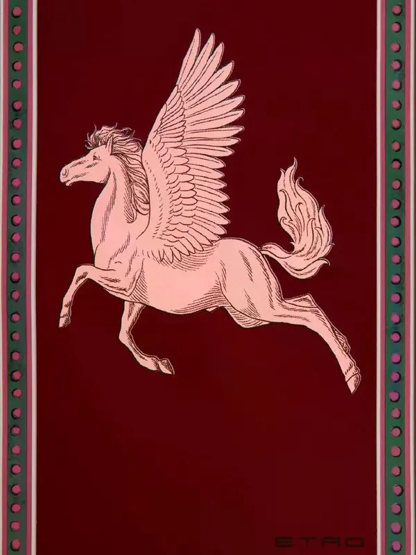 Etro Heraldic-motif Ceramic Tray - Red
