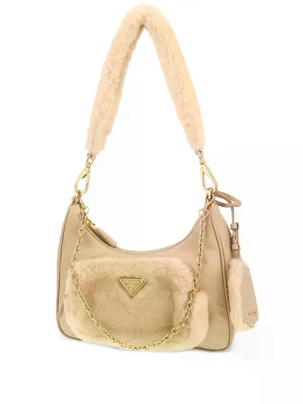 Prada 2020s Re-edition 2005 Chain Shoulder Bag - Neutrals