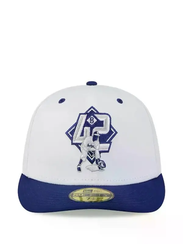 New Era Brooklyn Dodgers Embroidered Cap - White
