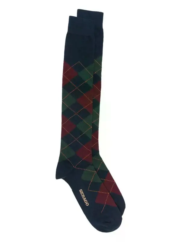 SEBAGO Argyle Pattern Socks