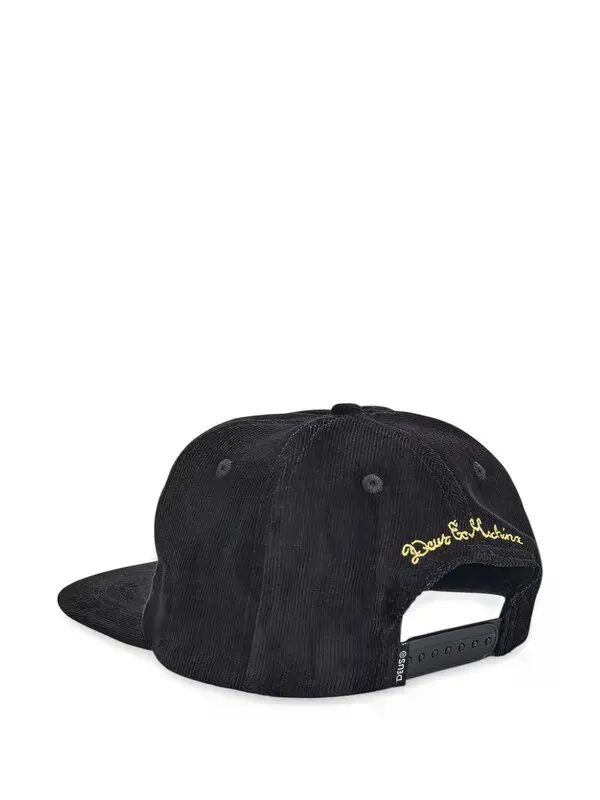 Deus Ex Machina Logo-embroidered Corduroy Cap