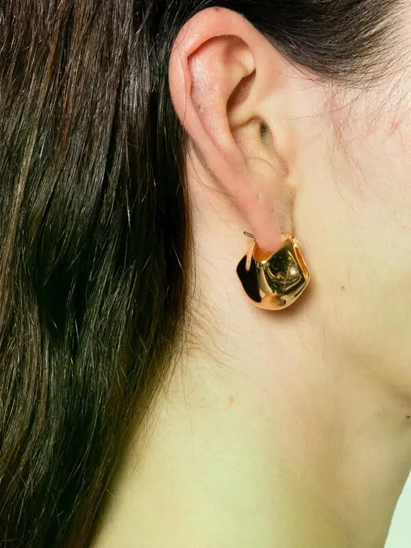 Khaite Small Lotus Earrings - Gold