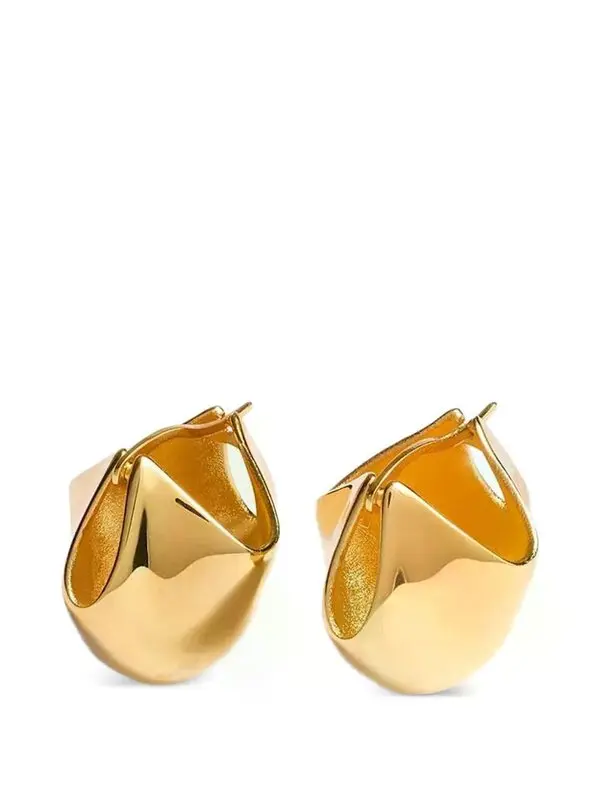 Khaite Small Lotus Earrings - Gold