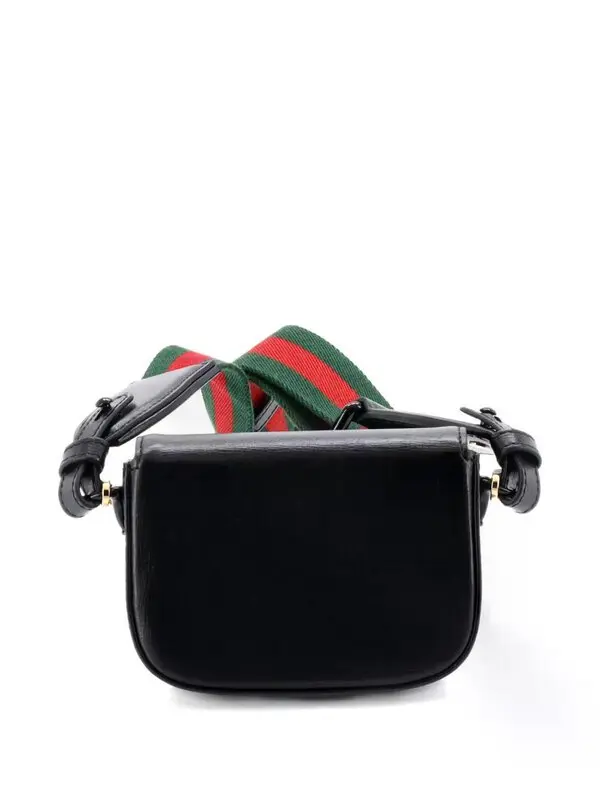 Gucci Horsebit 1955 Flap Wallet With Strap - Black