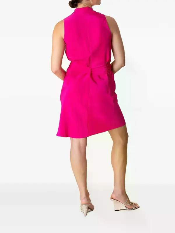 PETER COHEN Yard Silk Mini Dress - Pink