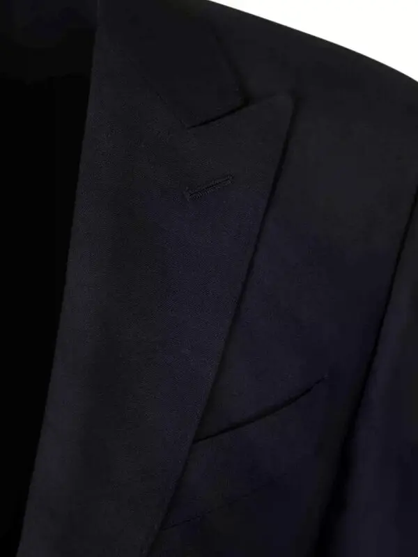 Canali Lapel Two-button Suit - Blue