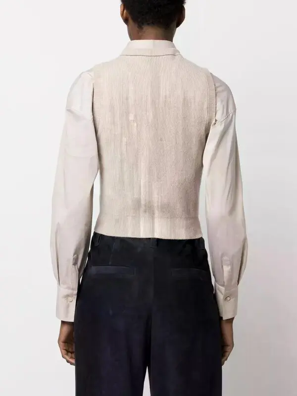 Brunello Cucinelli Ribbed-knit Sleeveless Sweater