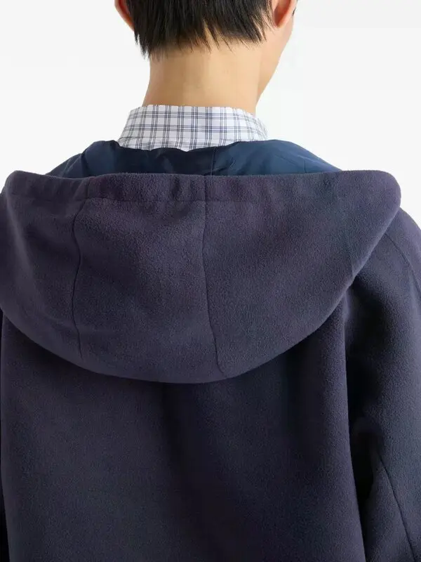 Prada Hooded Raglan Sleeve Jacket