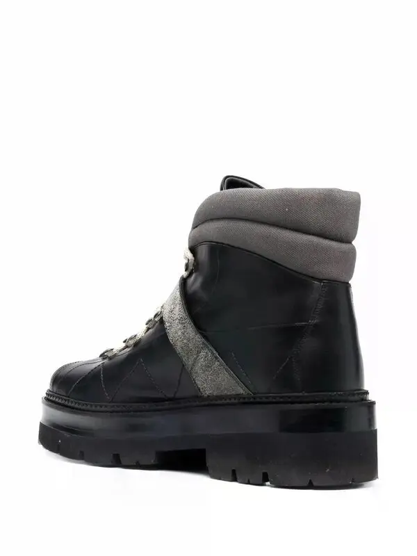 Bally Lace-up Leather Boots