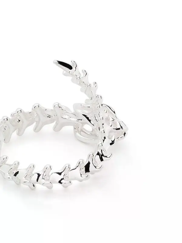 SHAUN LEANE Sterling Serpent's Trace Diamond Wrap Ring - Silver