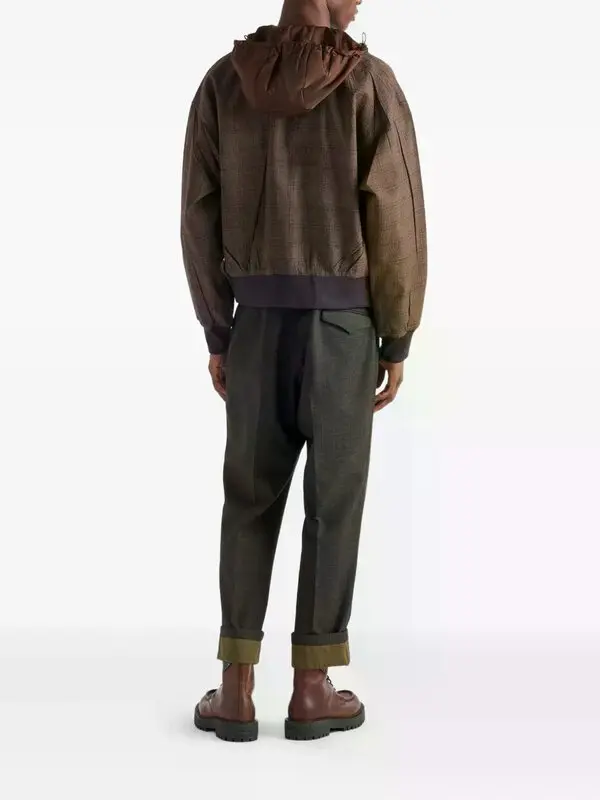 Prada Hooded Flap-pocket Jacket