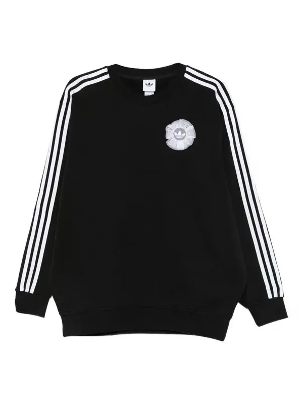 Adidas Stripe-detail Appliqué Sweatshirt
