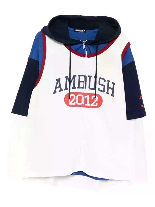 AMBUSH Layered Hoodie - White