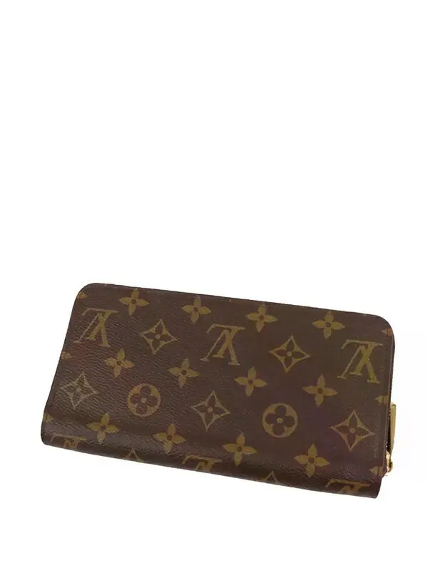 LOUIS VUITTON 2021-2025 Monogram Zippy Wallet Long Wallets - Brown