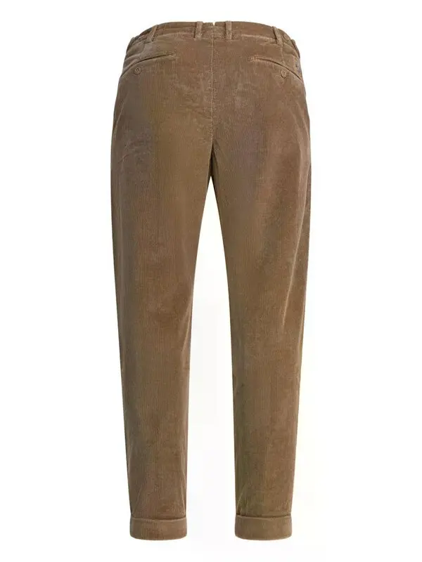 Jacob Cohen Corduroy Pleated Trousers - Brown