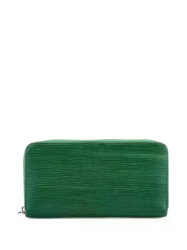 LOUIS VUITTON Zippy Wallet Epi Leather Small Wallets - Green