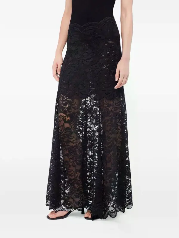 Rabanne Flared Maxi Skirt
