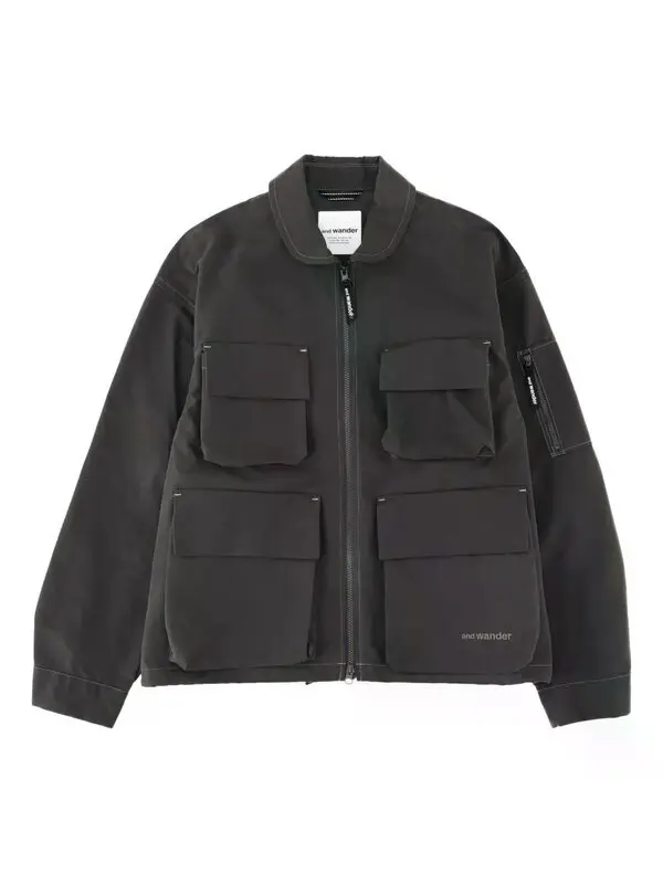 AND WANDER Pocket Zip Jacket