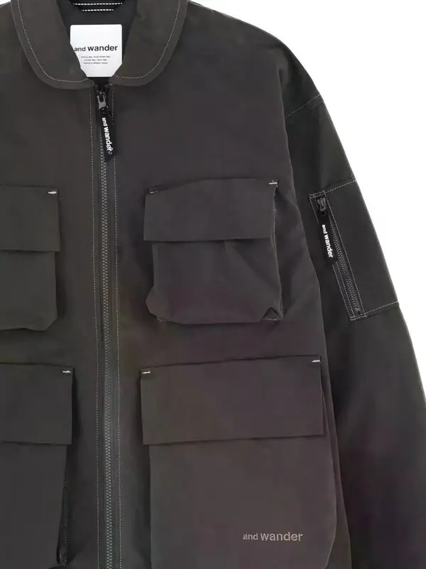AND WANDER Pocket Zip Jacket