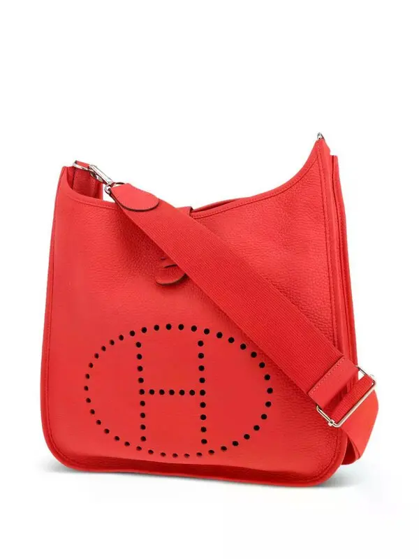 Hermès Evelyne Iii Perforated Shoulder Bag - Red