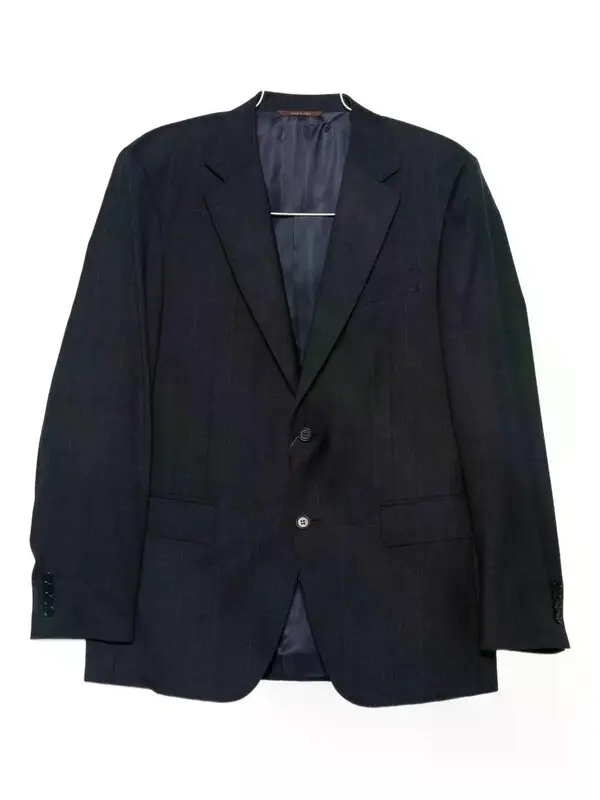 Canali Checked Suit - Blue