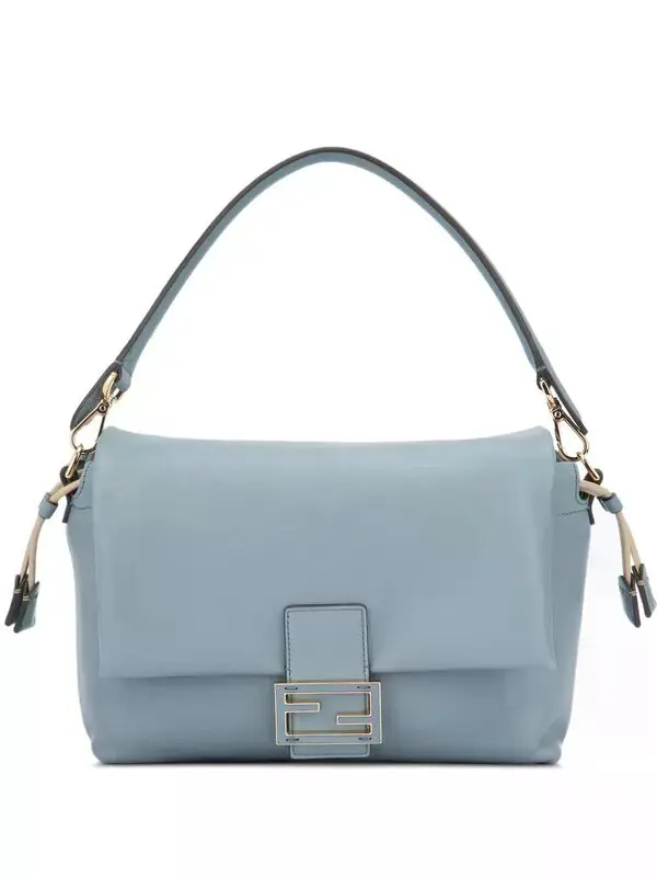 Fendi Mamma Baguette Medium Shoulder Bag - Blue