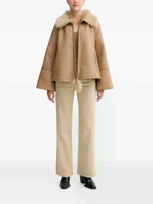 BY MALENE BIRGER Reversible Shearling Jacket