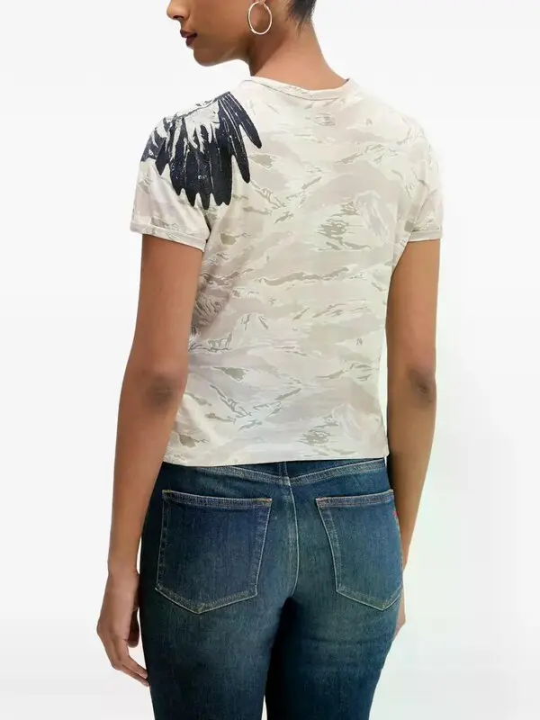 DIESEL® Eagle Graphic T-shirt - Neutrals