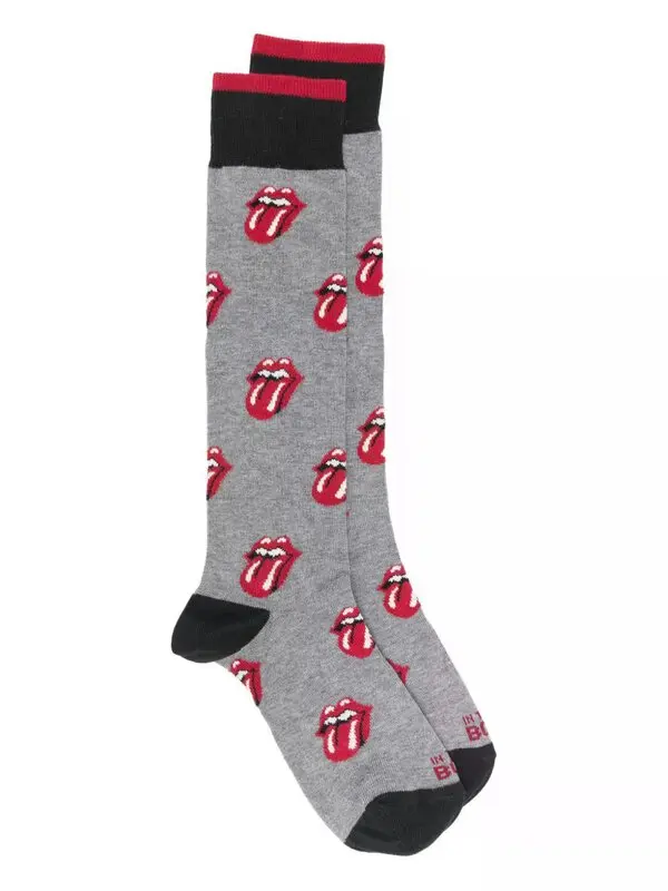 IN THE BOX Patterned Socks - Grey