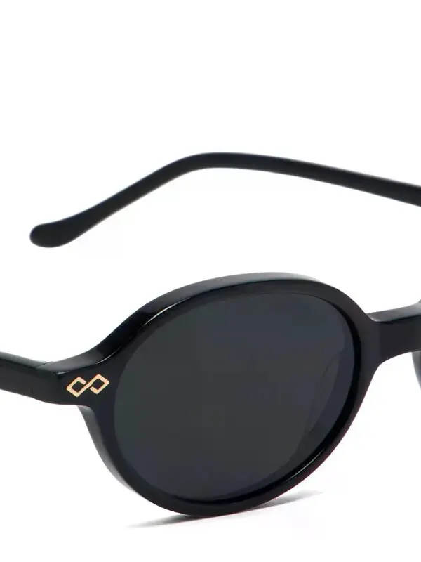 KAREN WAZEN Noor Oval-frame Sunglasses