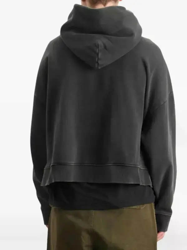 ENTIRE STUDIOS Hooded Kangaroo-pocket Sweater - Grey