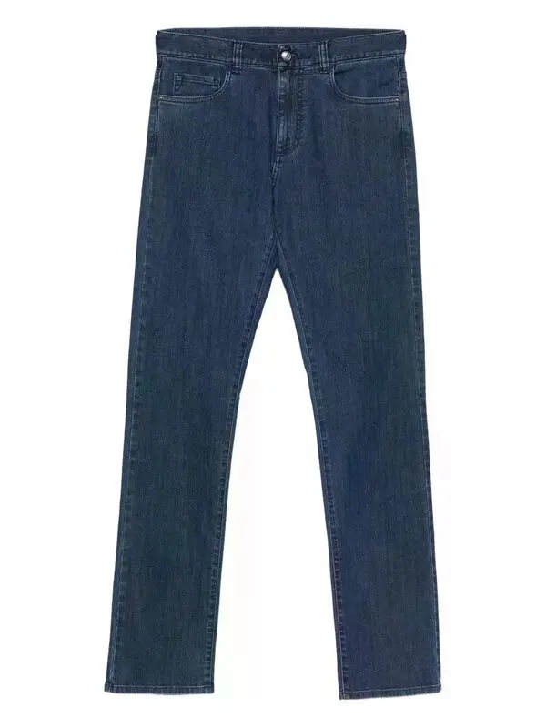 Canali Five-pocket Straight-leg Jeans