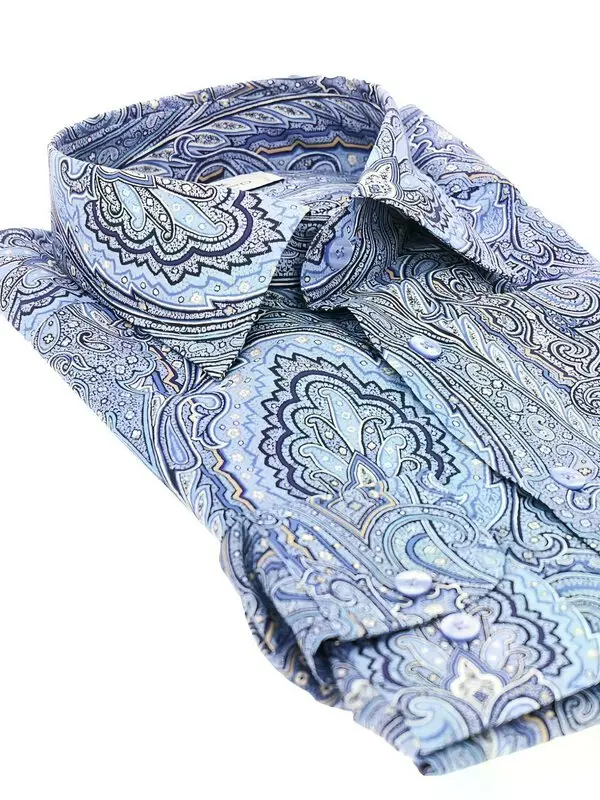 Etro Paisley-print Shirt - Blue