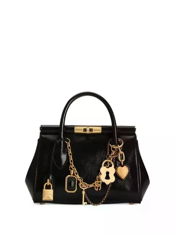 Dolce & Gabbana Charm-detail Tote Bag - Black