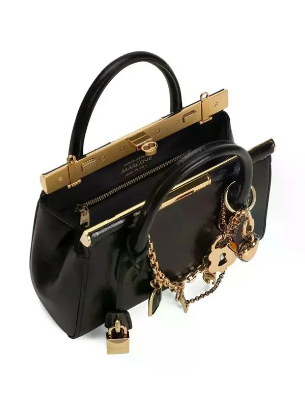 Dolce & Gabbana Charm-detail Tote Bag - Black