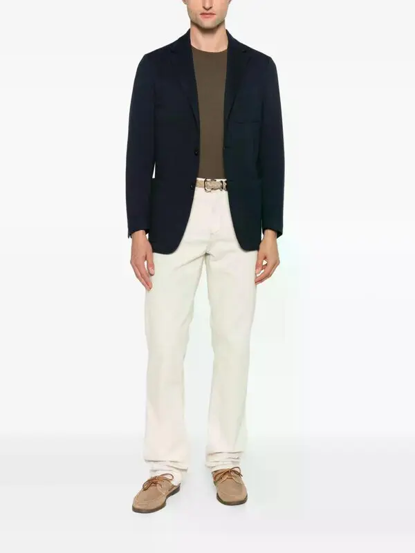 Canali Patch-pocket Two-button Blazer - Blue