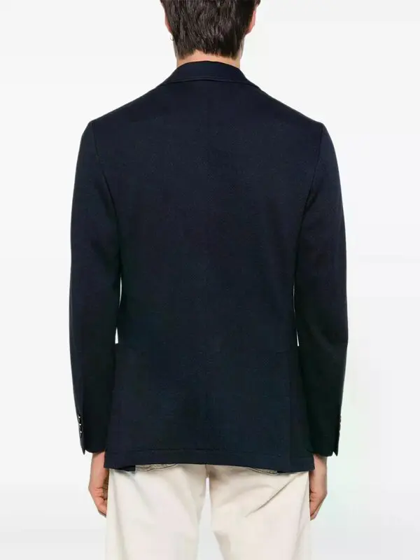 Canali Patch-pocket Two-button Blazer - Blue